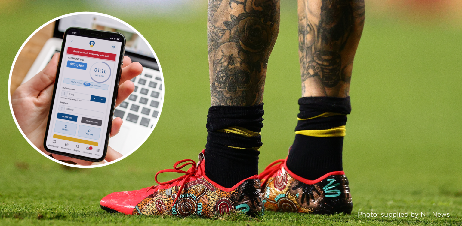 Openn Negotiation to auction signed footy boots for charity