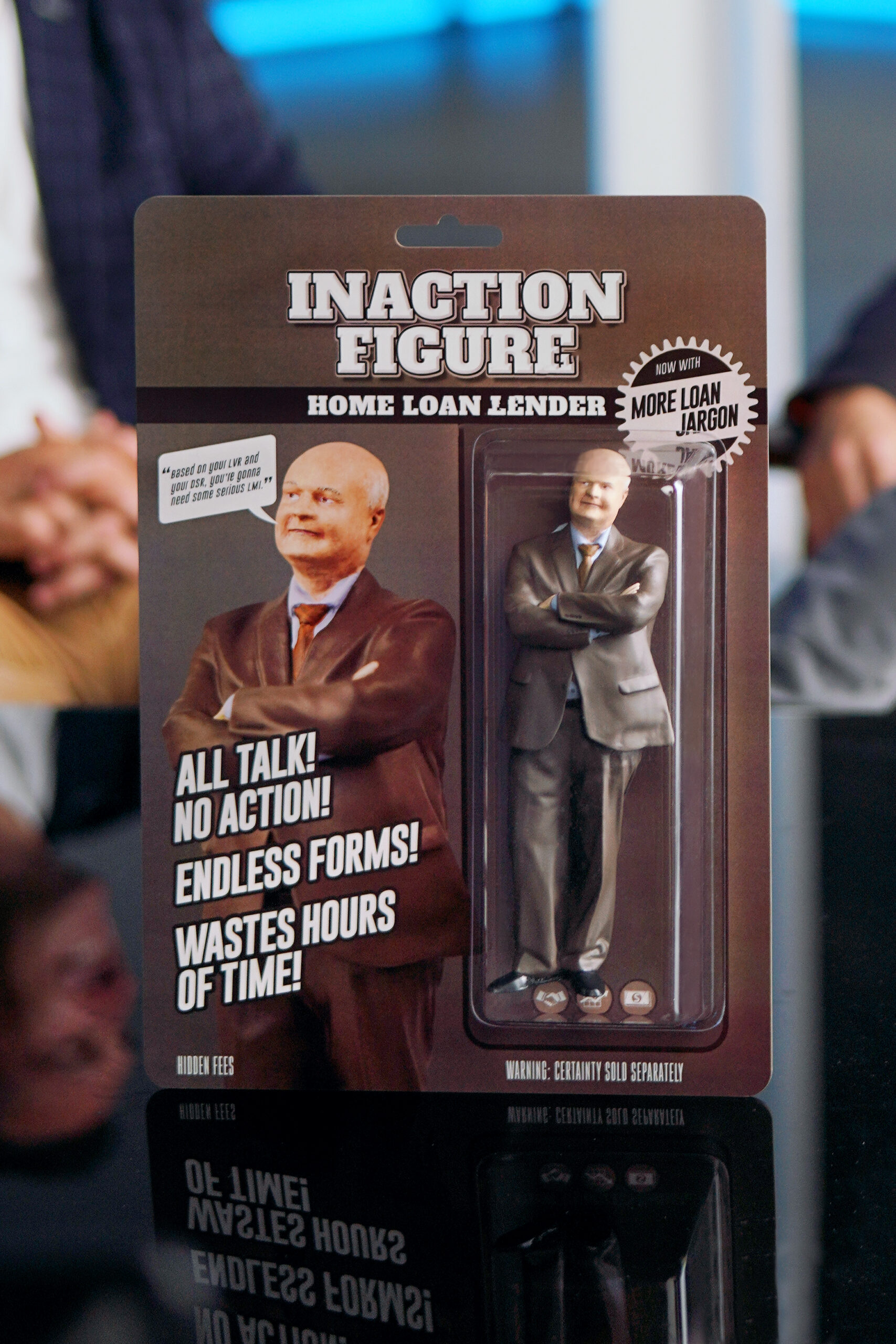 ‘Inaction Figure’ takes aim at traditional home loan lending industry