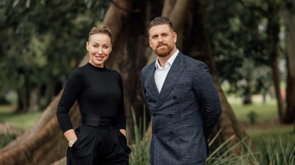 Ana and Spiro Mavridis open Ray White Zoom Group