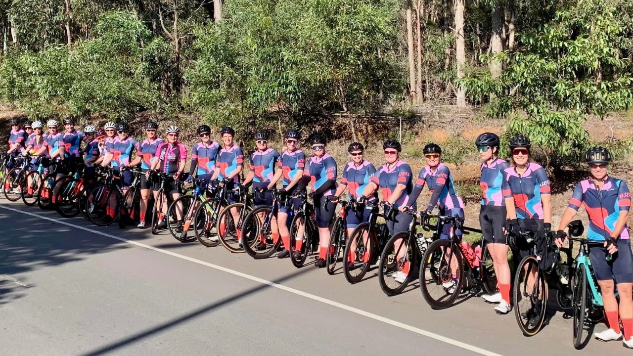 Pedal power: Kelly Podlich saddles up to help young people