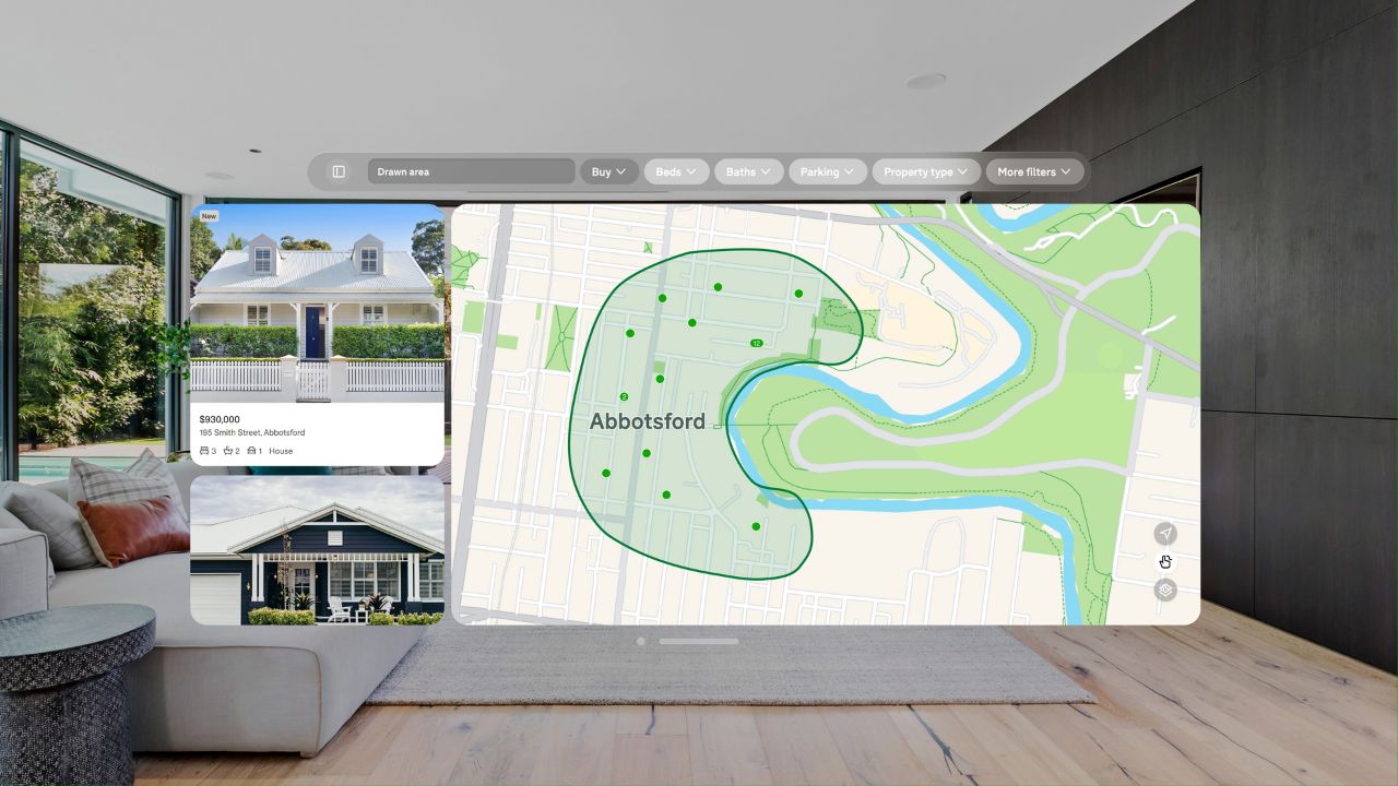 Domain's Vision Pro App delivers immersive property search