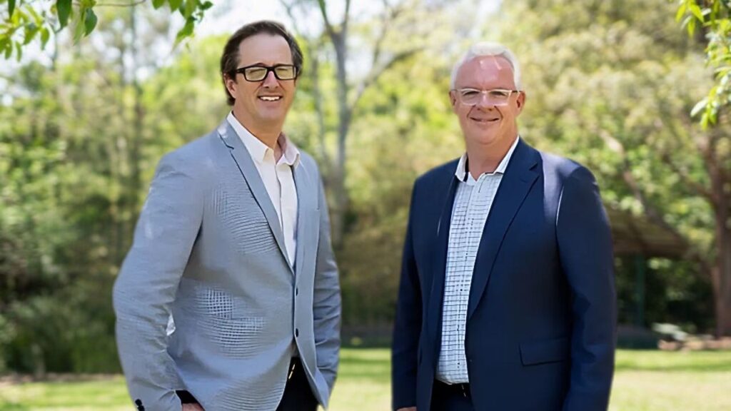 James Monaghan and Phil Cray launch Belle Property The Gap